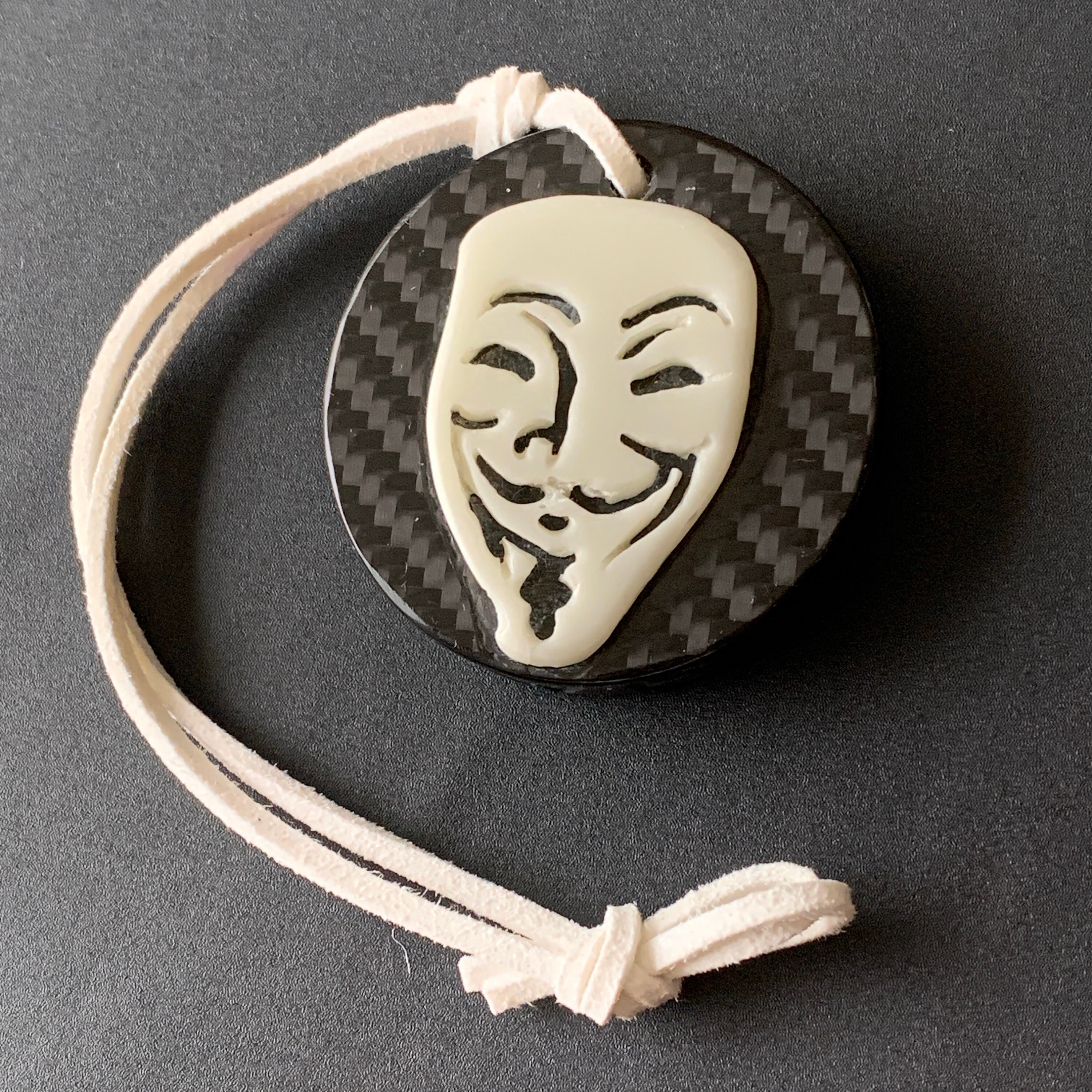Anonymous Hacker Coin Pendant Glow in the Dark - Etsy