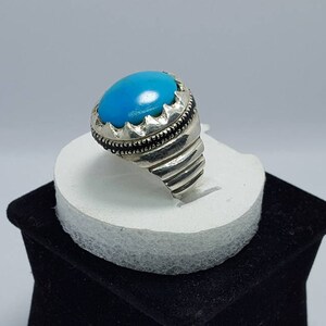 Dark Blue Feroza Ring Turquoise Rings Nishapuri Feroza New Elegant Ring ...