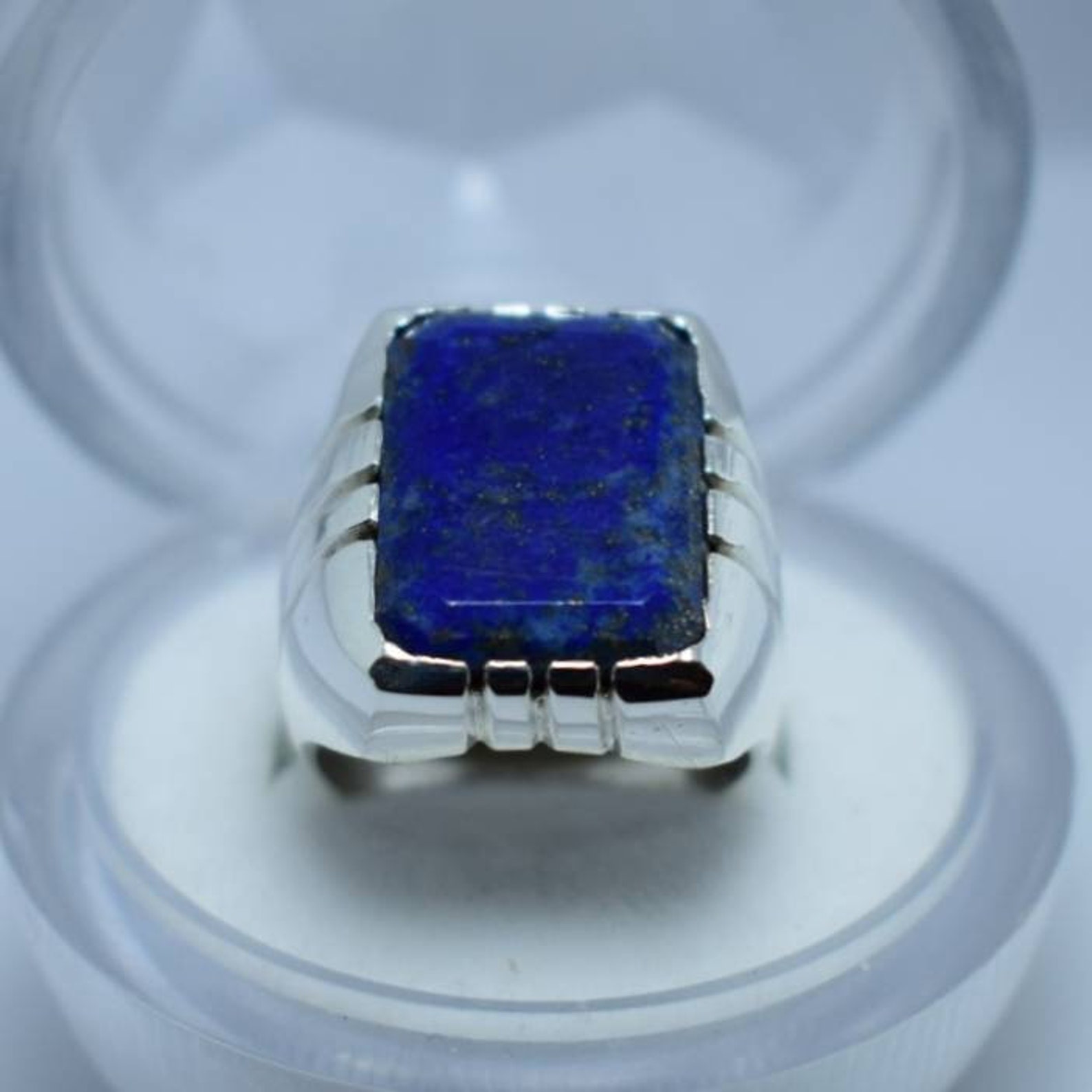 Lapis Lazuli Ring Lapis Men Blue Stone Ring* Lapis Lazuli Men Ring ...