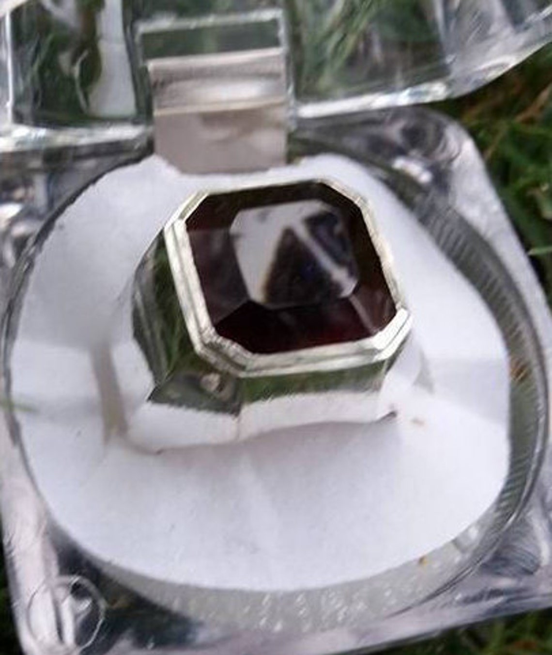 Aqeeq Yemeni Ring for Men Yemni Agate Akik Aqeeq Silver Ring for Men ...