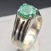 Zambian Emerald Ring Zamurd Rings Gemstone Rings Green Stone Ring ...