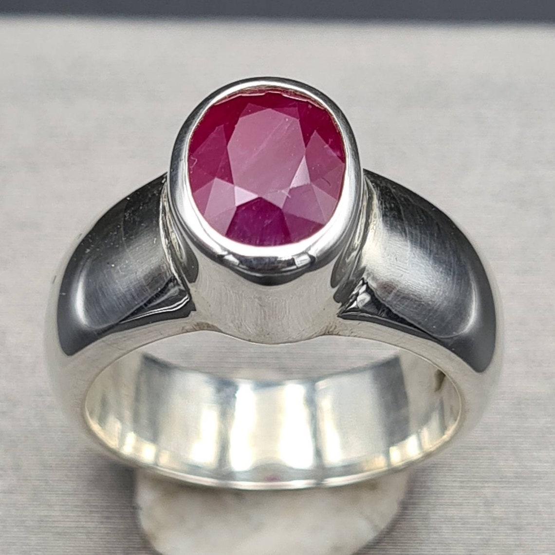 Natural Unheated Untreated Ruby Ring Afghanistan Ruby Pigeon Blood ...