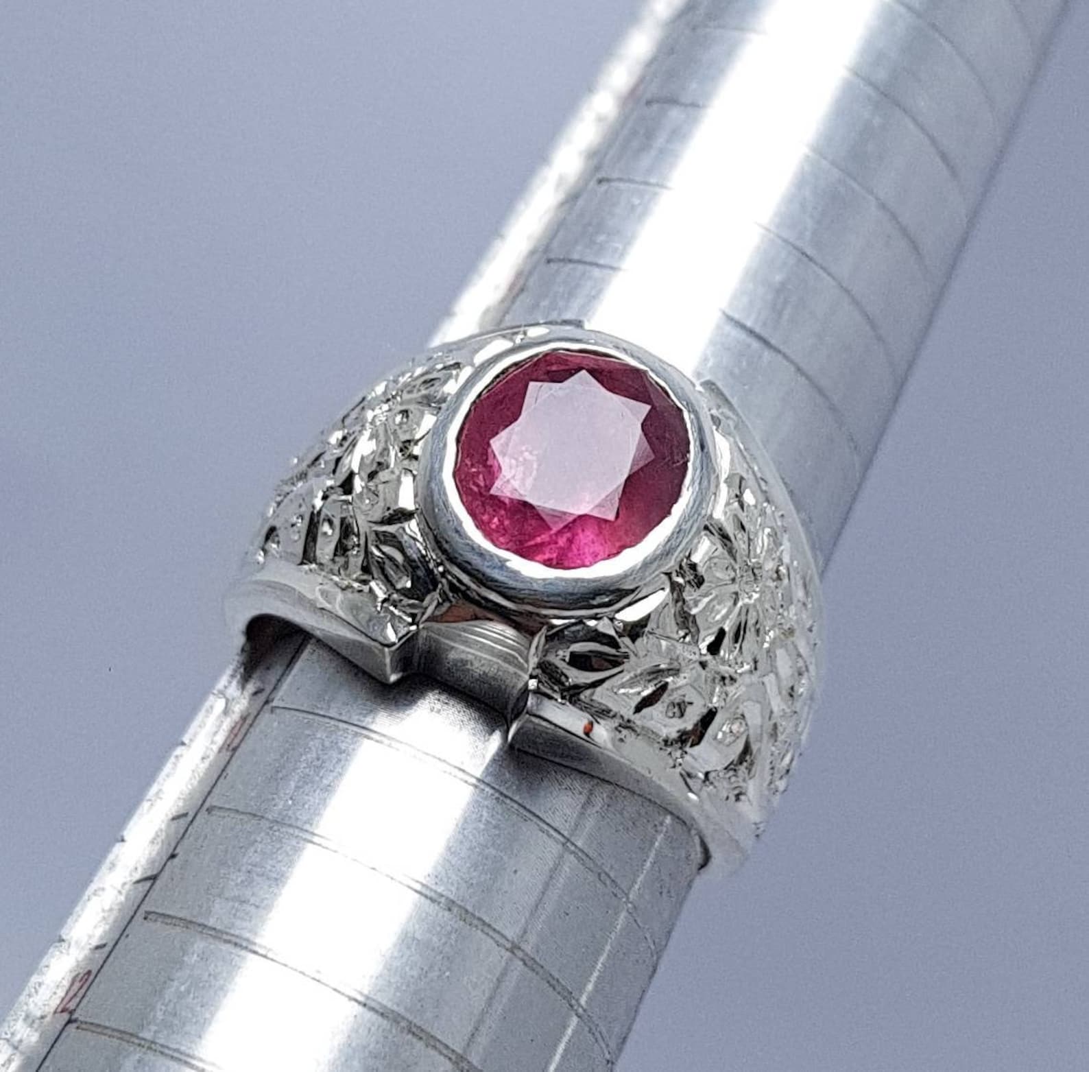 Real Big Ruby Ring Afghan Ruby Dark Blood Red Ruby Stone Ring - Etsy