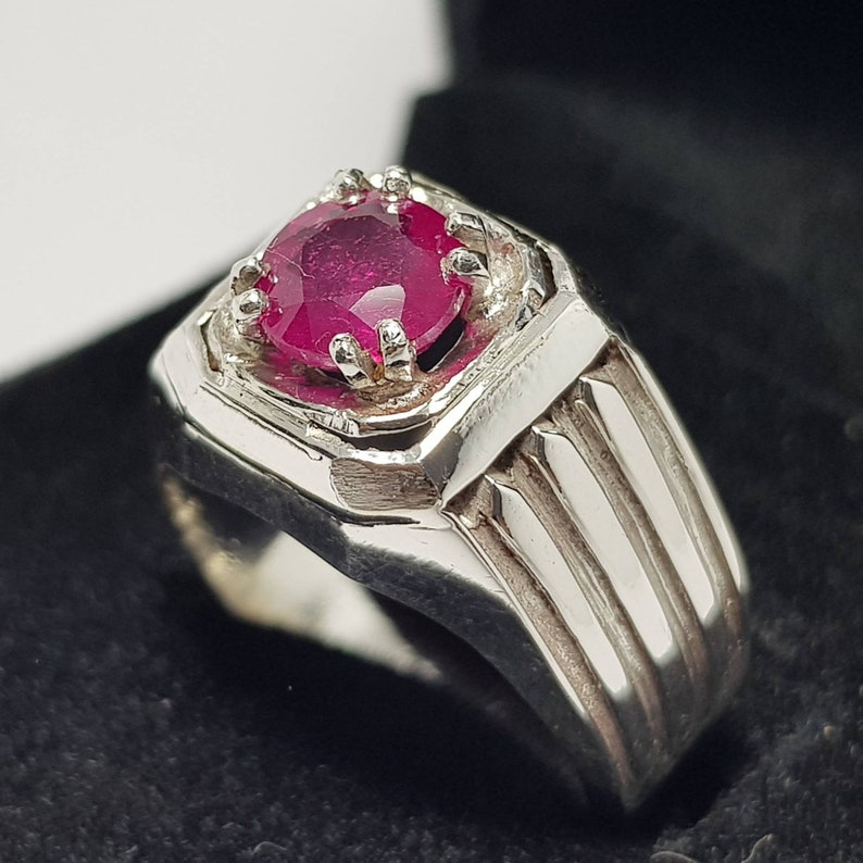 Ruby Ring Yaqoot Ring Natural Ruby Stone Ring Mogok Ring - Etsy