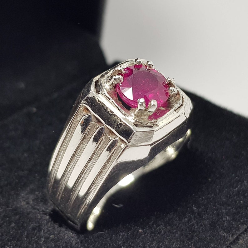 Ruby Ring Yaqoot Ring Natural Ruby Stone Ring Mogok Ring - Etsy