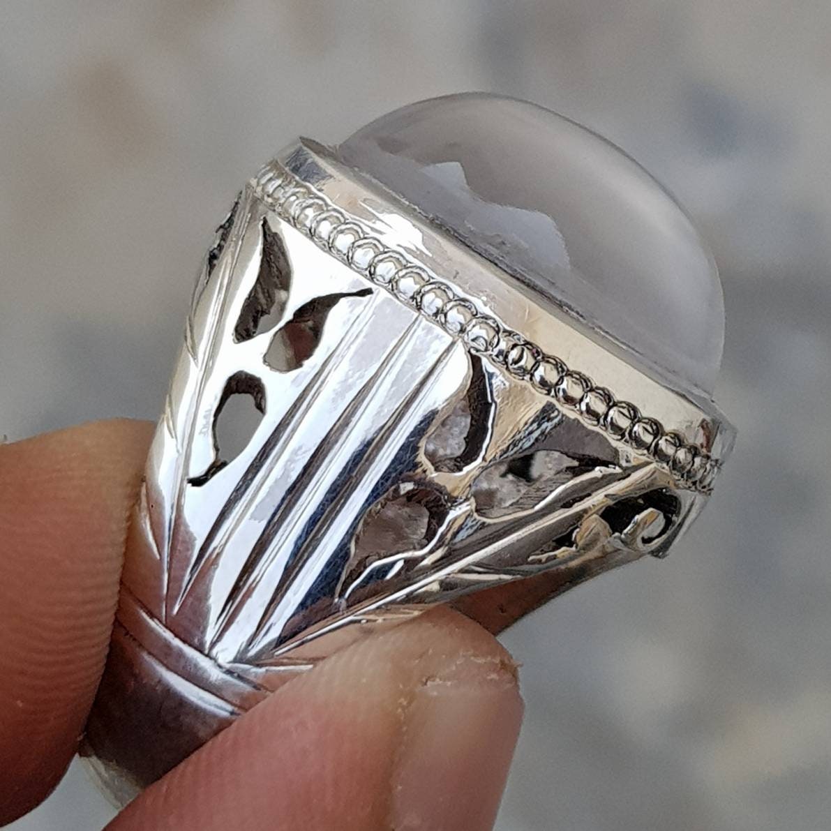 Natural Dur Al Najaf Stone Ring Dur E Najaf Ring Shia Rings Najaf Stone ...