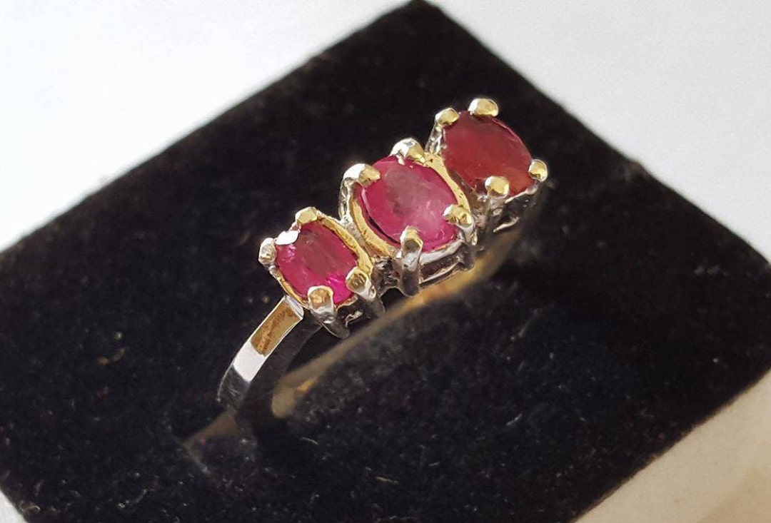 Pigeon Blood Ruby Band Women Ruby Ring Yaqoot Band for Women Ladies ...