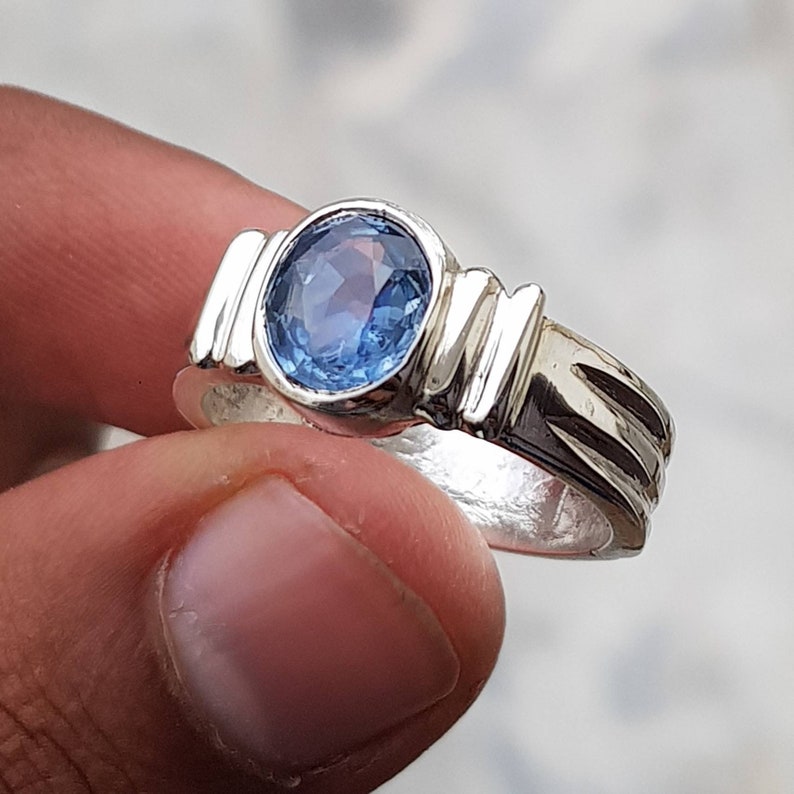 Natural Ceylon Sapphire Ring Sri Lanka Sapphirr Rings Rich | Etsy