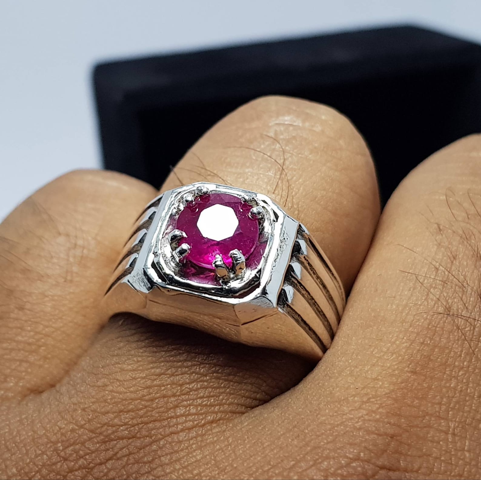 Ruby Ring Yaqoot Ring Natural Ruby Stone Ring Mogok Ring - Etsy