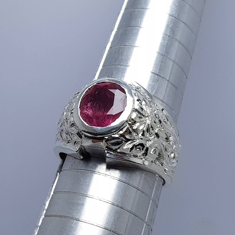 Real Big Ruby Ring Afghan Ruby Dark Blood Red Ruby Stone Ring - Etsy