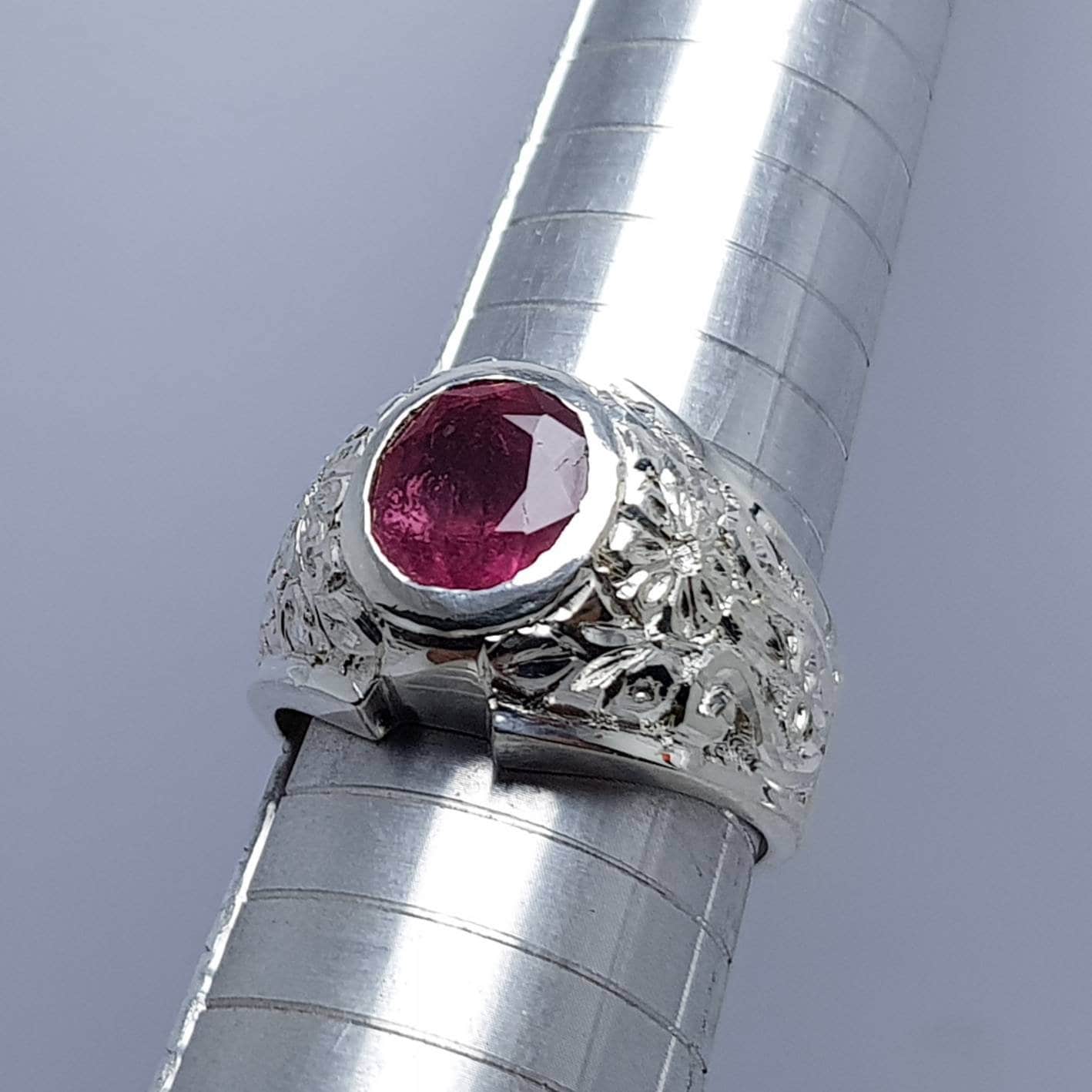 Real Big Ruby Ring Afghan Ruby Dark Blood Red Ruby Stone Ring - Etsy