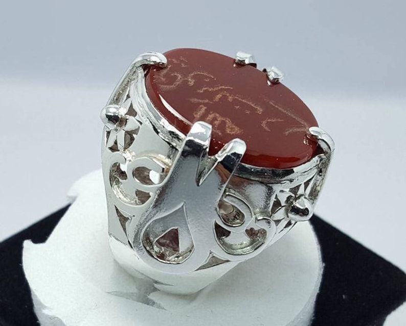 Nigel's Ring Design From the Movie Devil Wears Prada Carnelian Aqeeq ...