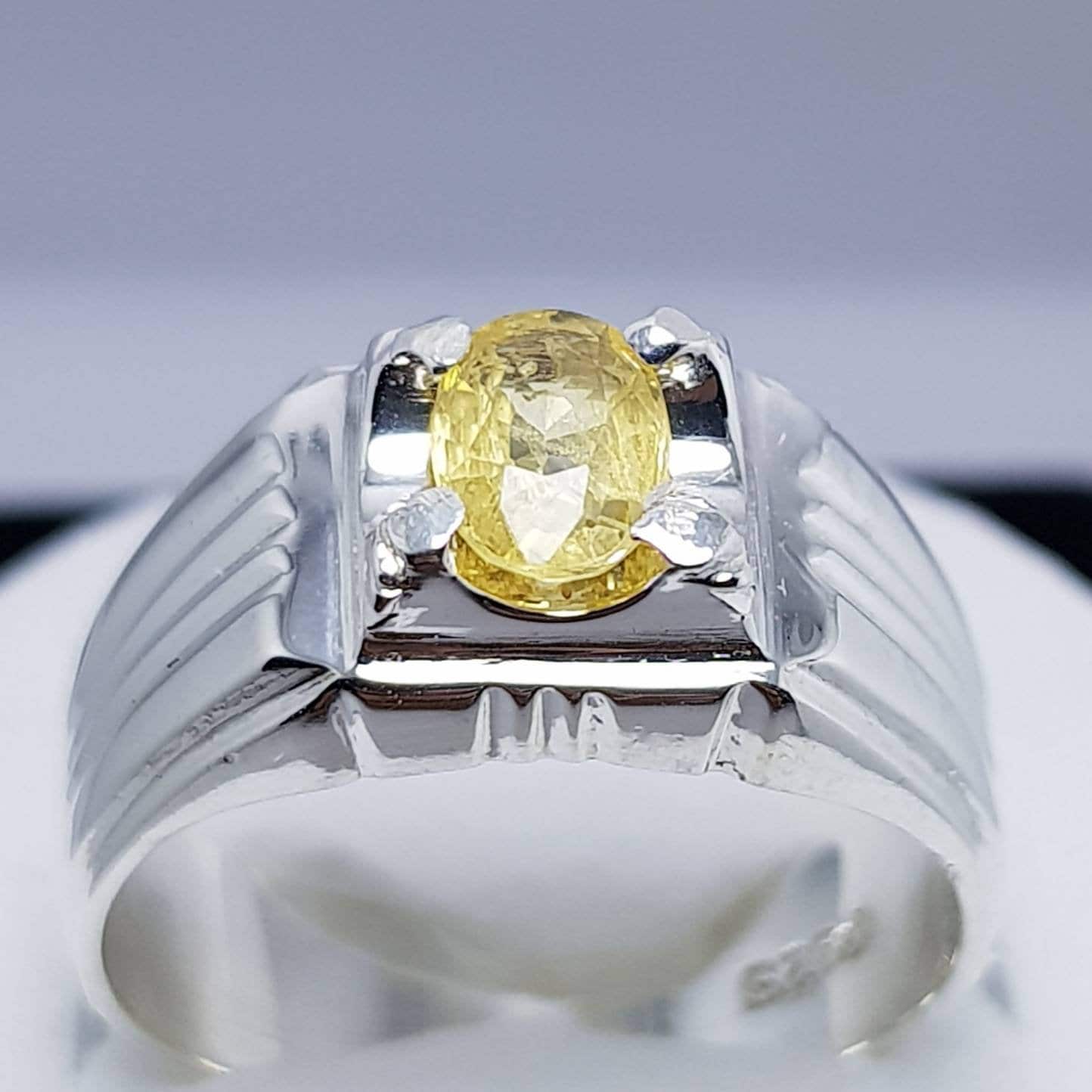 Unheated Untreated Top Clean Ceylon sapphire Ring Real Ceylon | Etsy