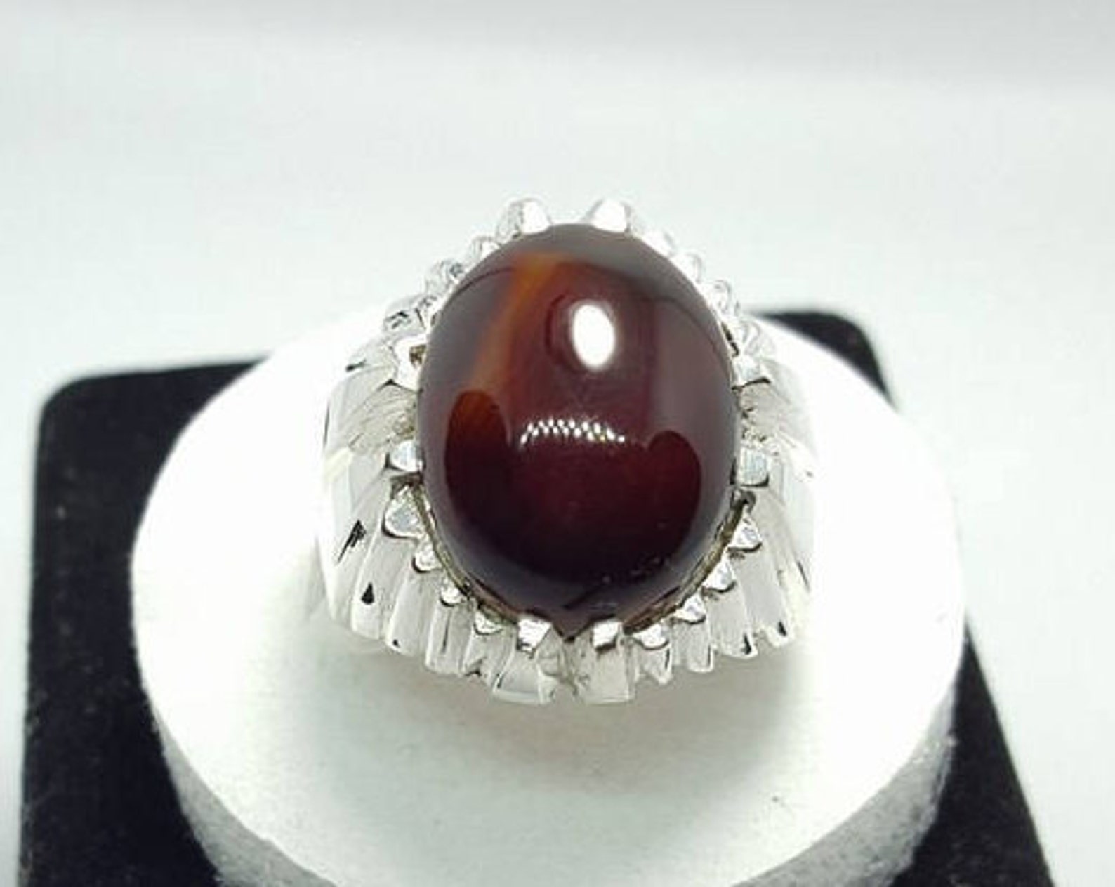 Natural Sulemani Aqeeq Ring Old Aqeeq Stone Ring Handmade - Etsy