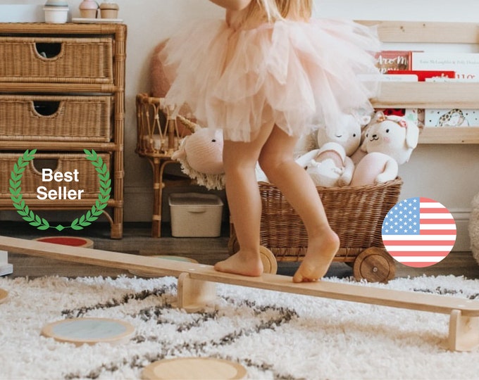 FREE DELIVERY Balance Beam Set for Kids Little Gymnast - Etsy
