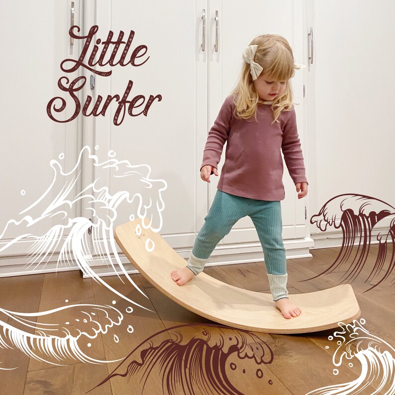 Little Surfer by Lily & River Balance Play and Rest for - Etsy