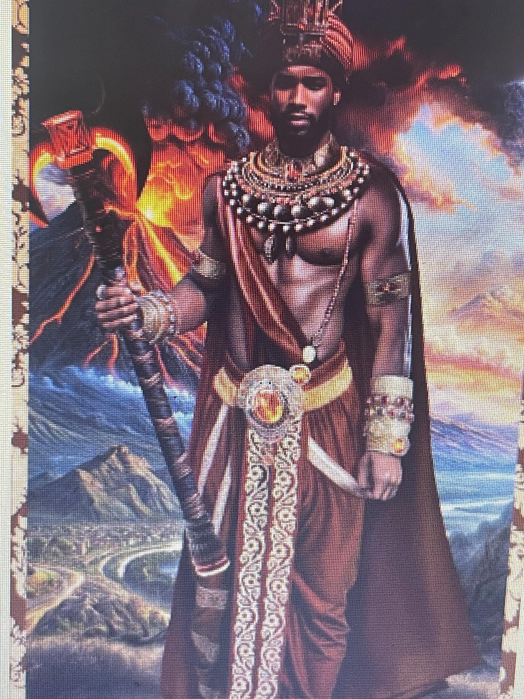 Chango Panel Trono - Etsy