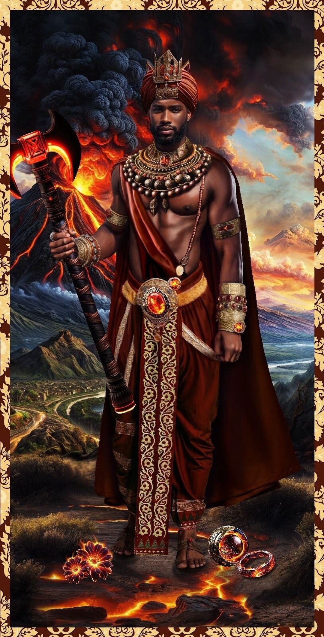 Chango Pano Para El Trono - Etsy