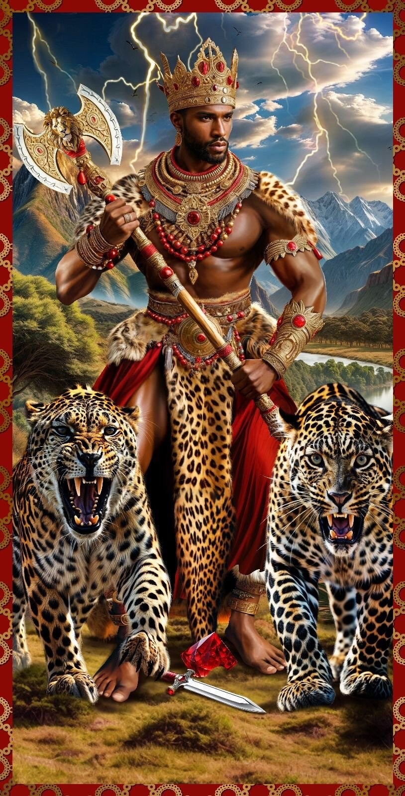 Chango Trono Panel - Etsy