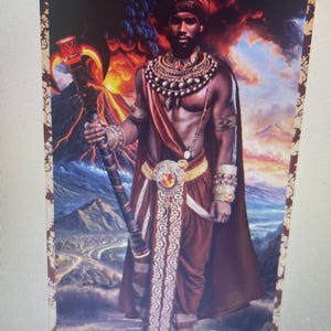 Chango Panel Trono - Etsy