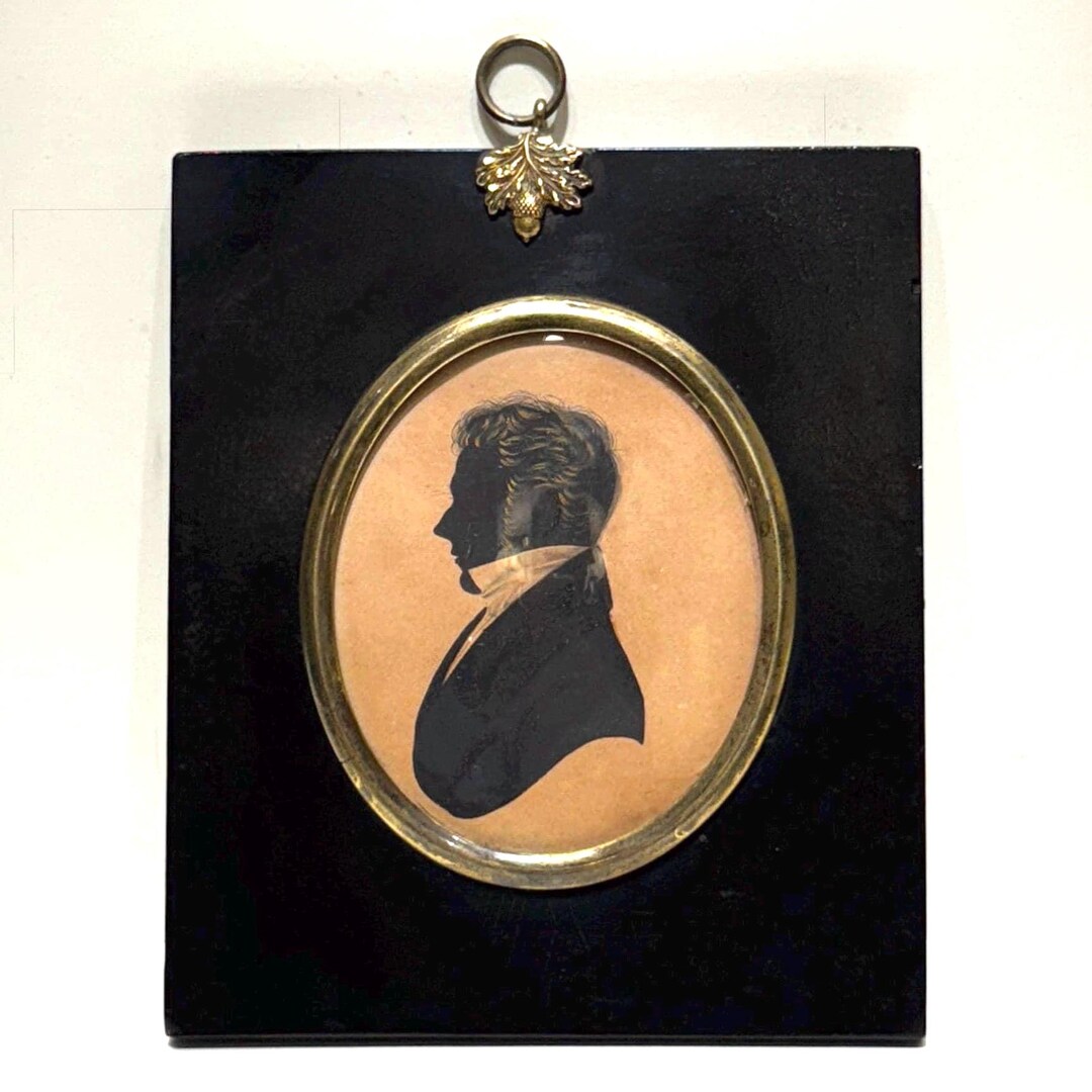 Antique Georgian Portrait Profile Silhouette From the Estate of ...