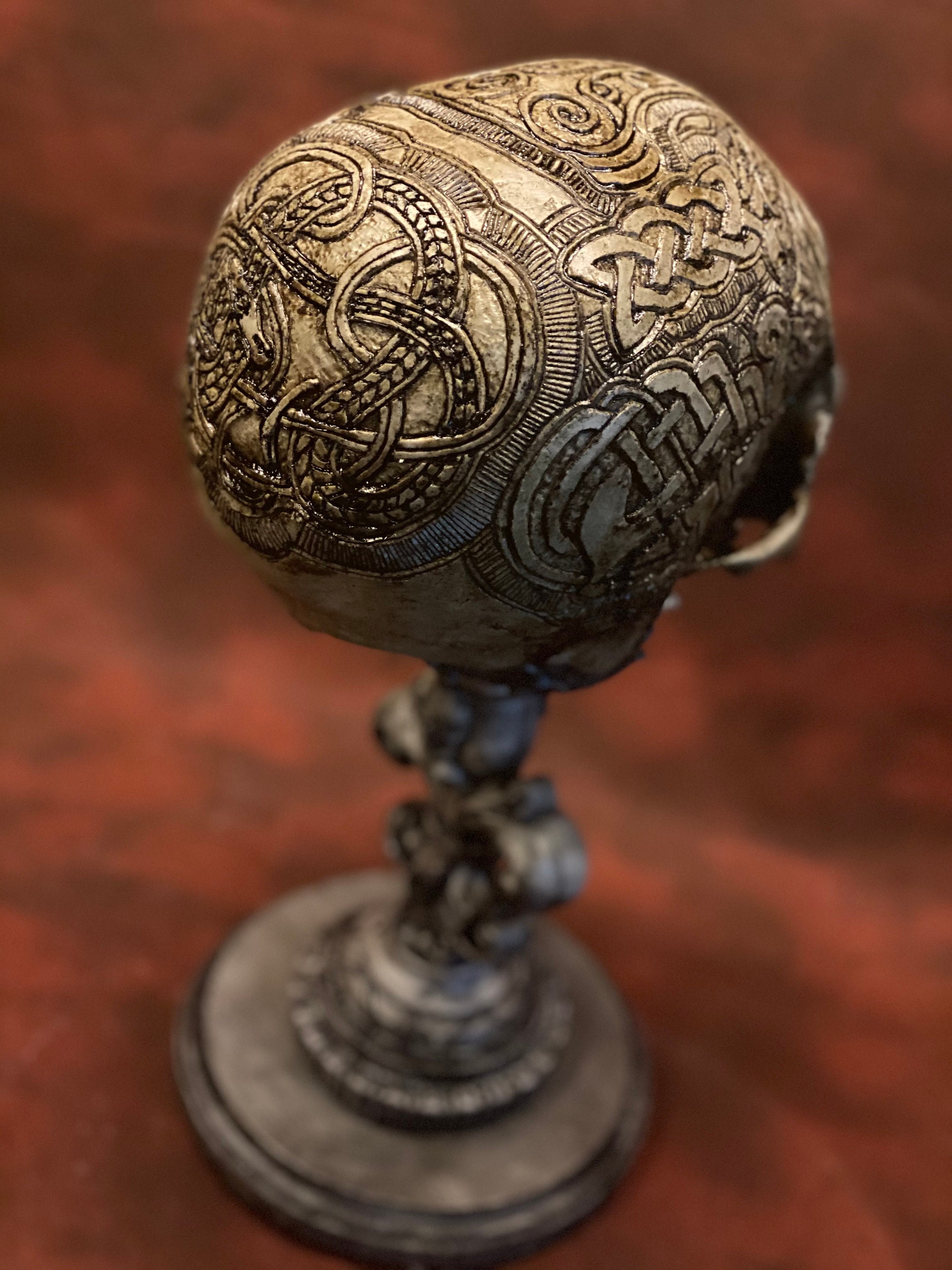 Thor Carved Skull - Etsy