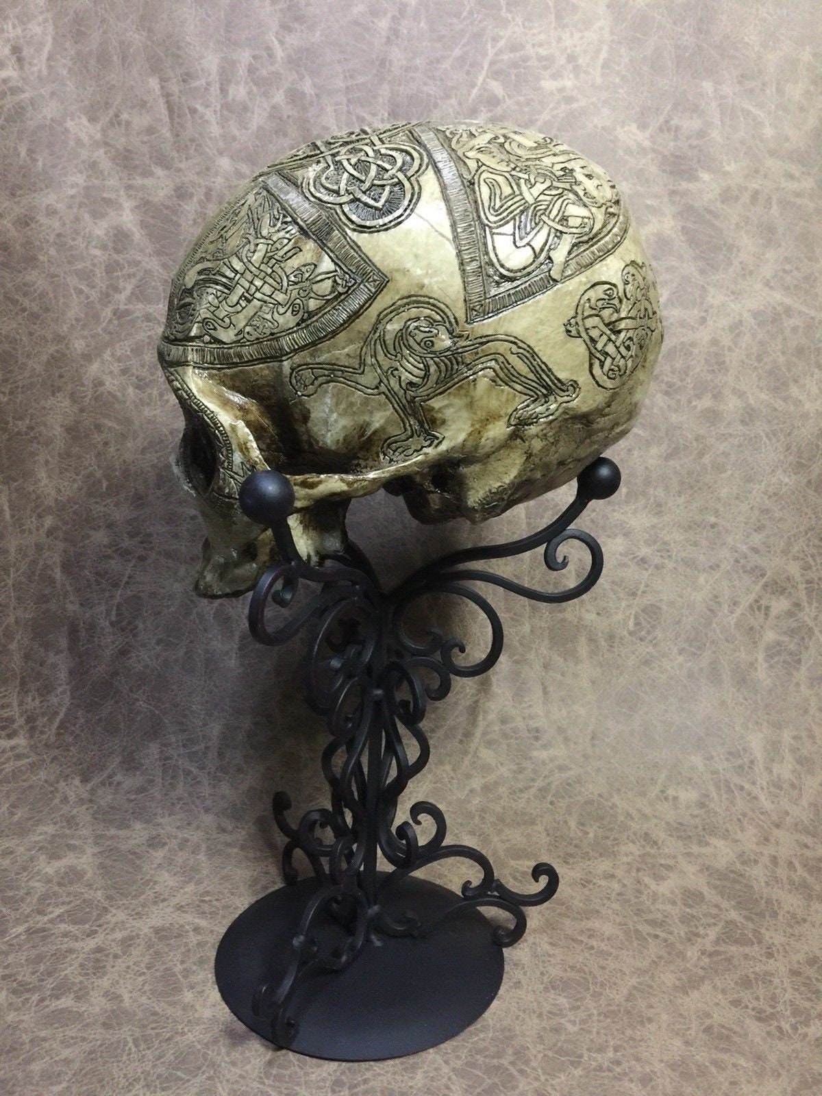 Book of Kells Real Human Skull Replica Carve by Zane Wylie - Etsy