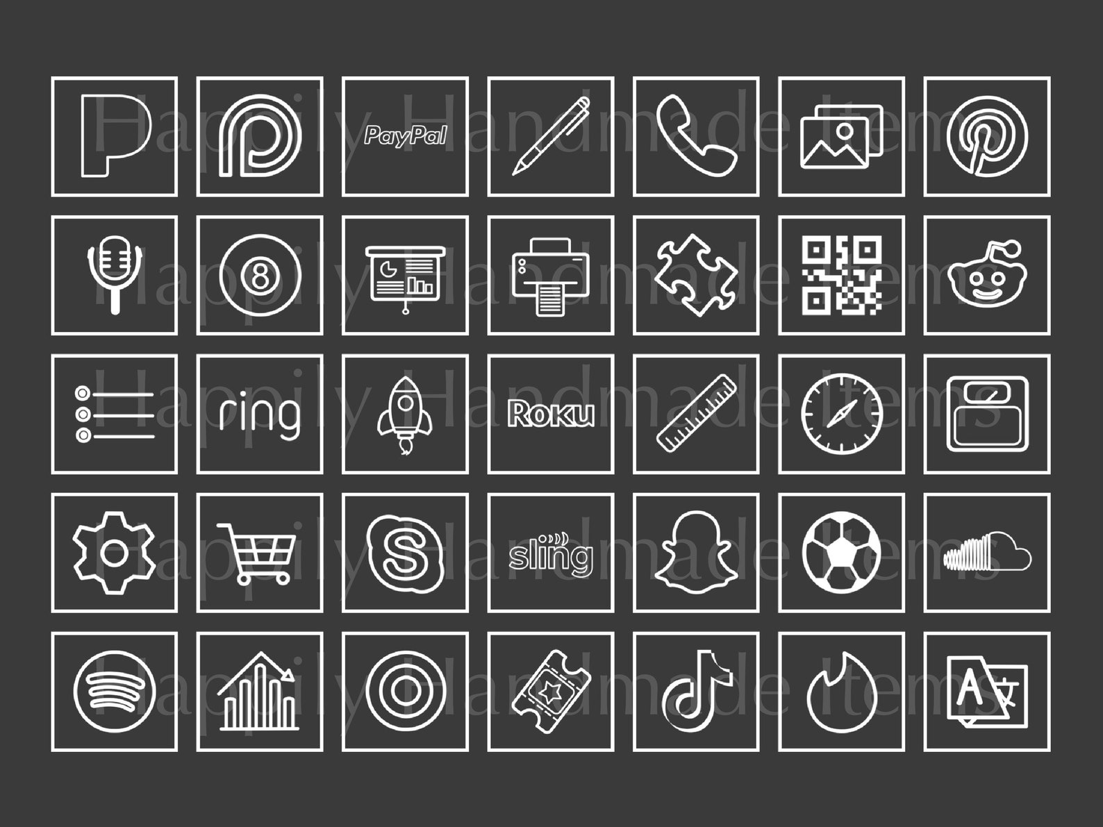 Pastel Beach App Icons Blue Pink Cream Tan Works With Any - Etsy