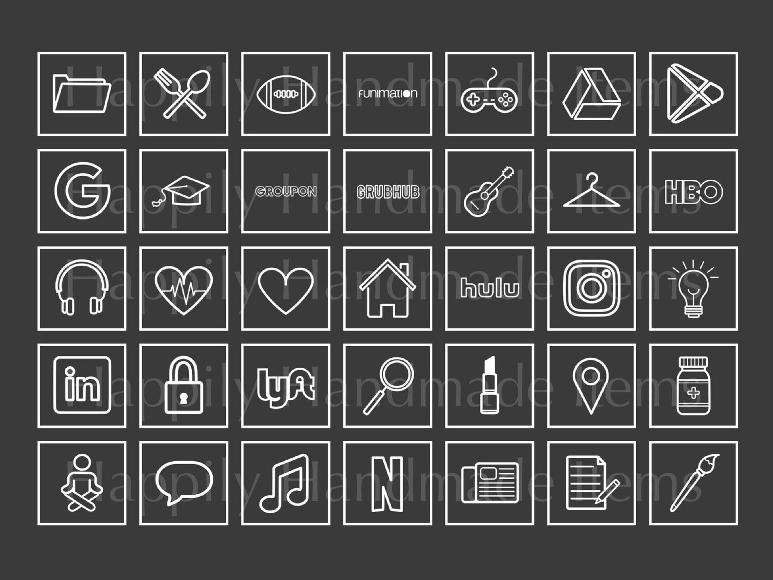 Pastel Beach App Icons Blue Pink Cream Tan Works With Any - Etsy