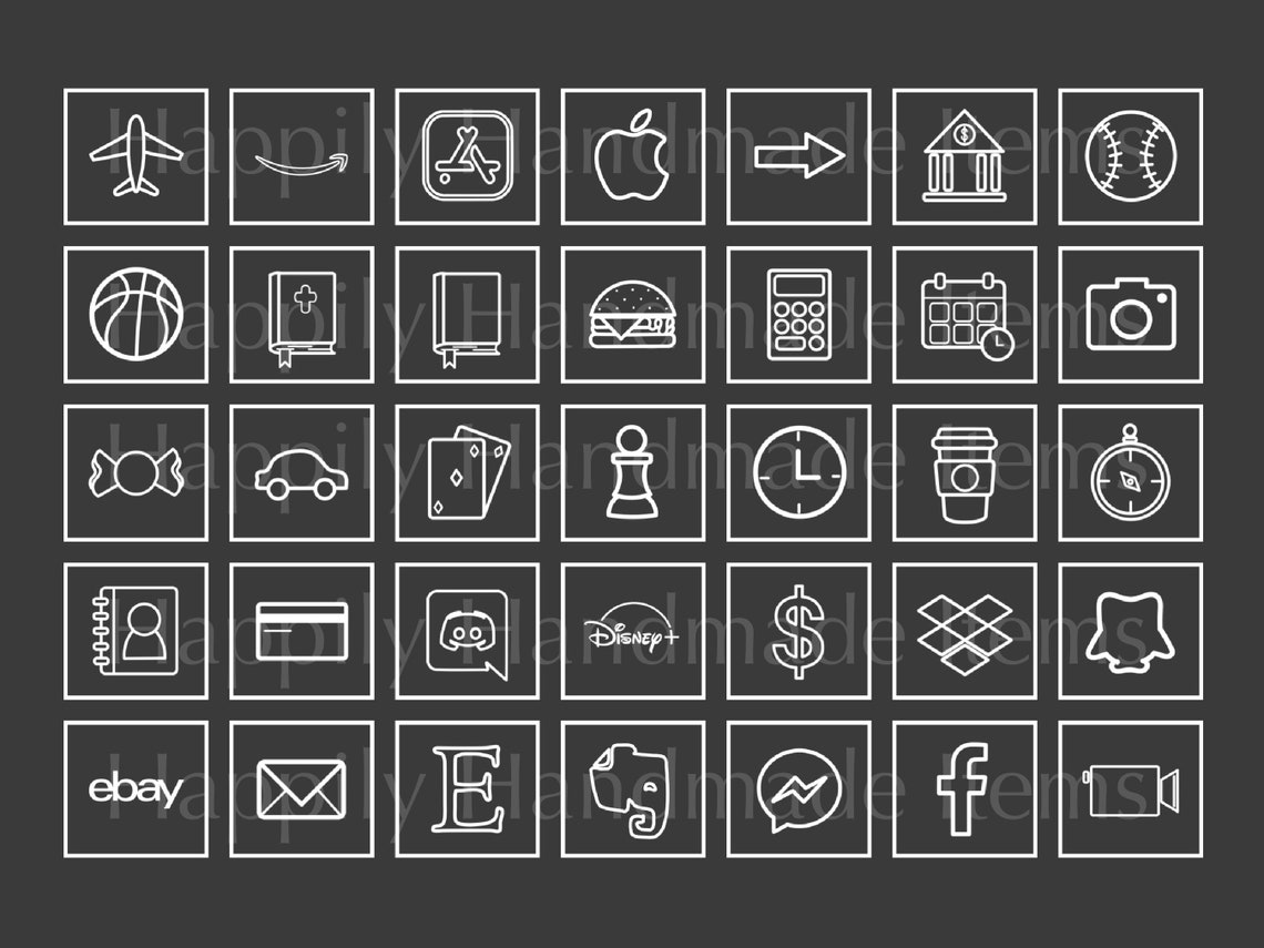 Pastel Beach App Icons Blue Pink Cream Tan Works With Any - Etsy