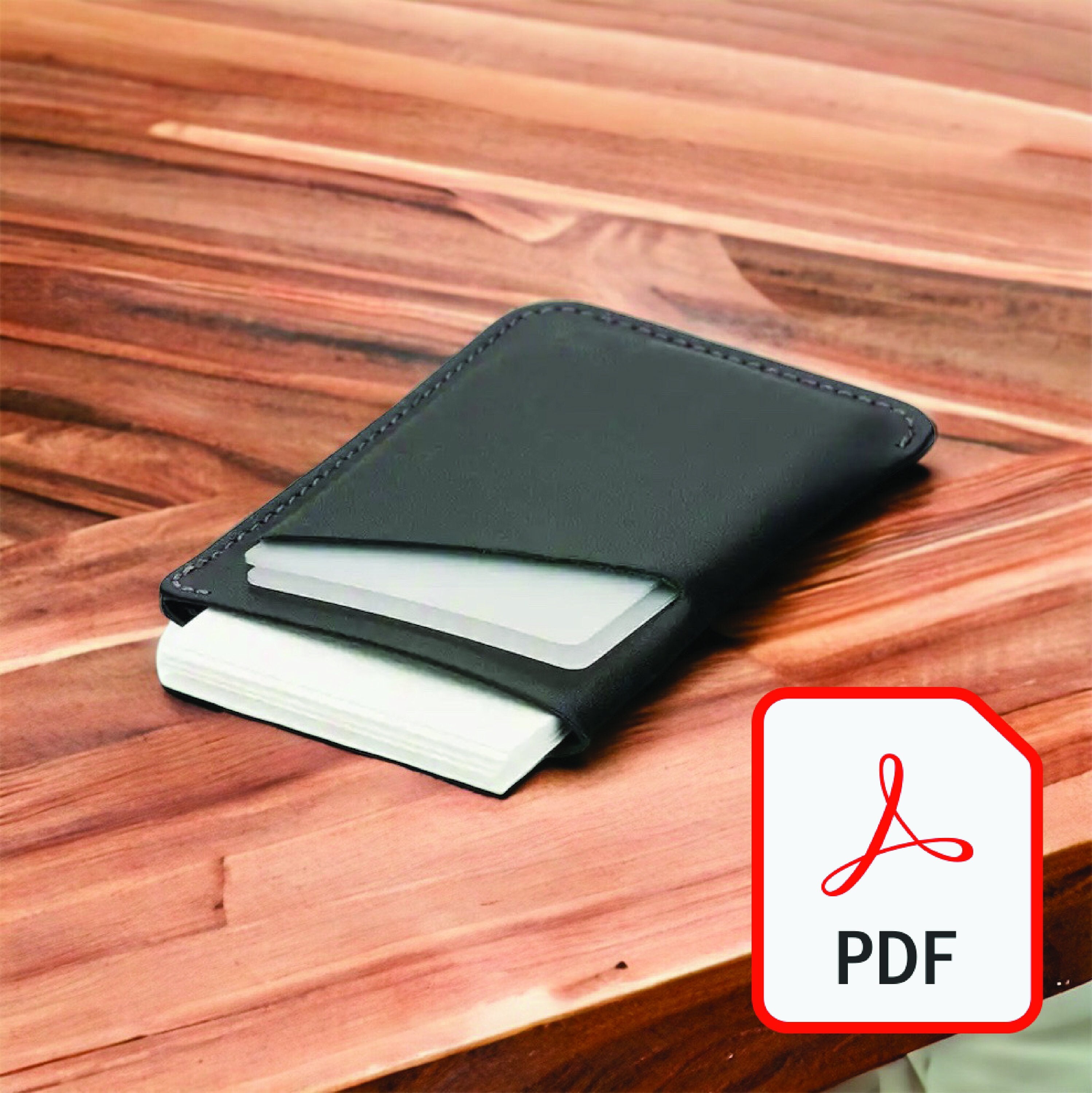 Minimalist Wallet Template - Beginners Leather Crafter Template -easy ...