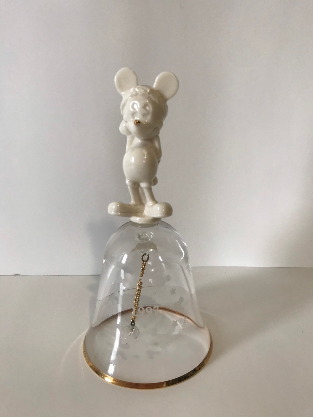 Vintage 1997 Lenox Disney Bell/ Lenox DISNEY CHRISTMAS BELL 1997 Mickey ...