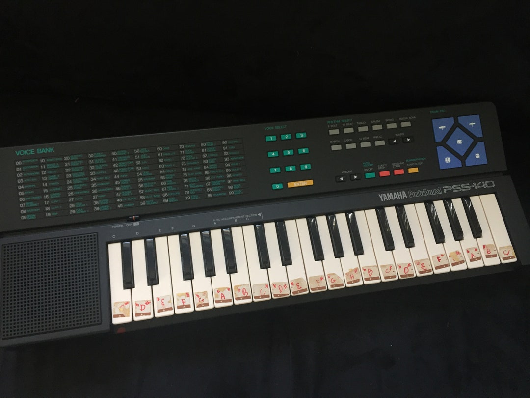 Vintage '70 Yamaha PSS-140 Music Keyboard/ Retro Keyboard - Etsy