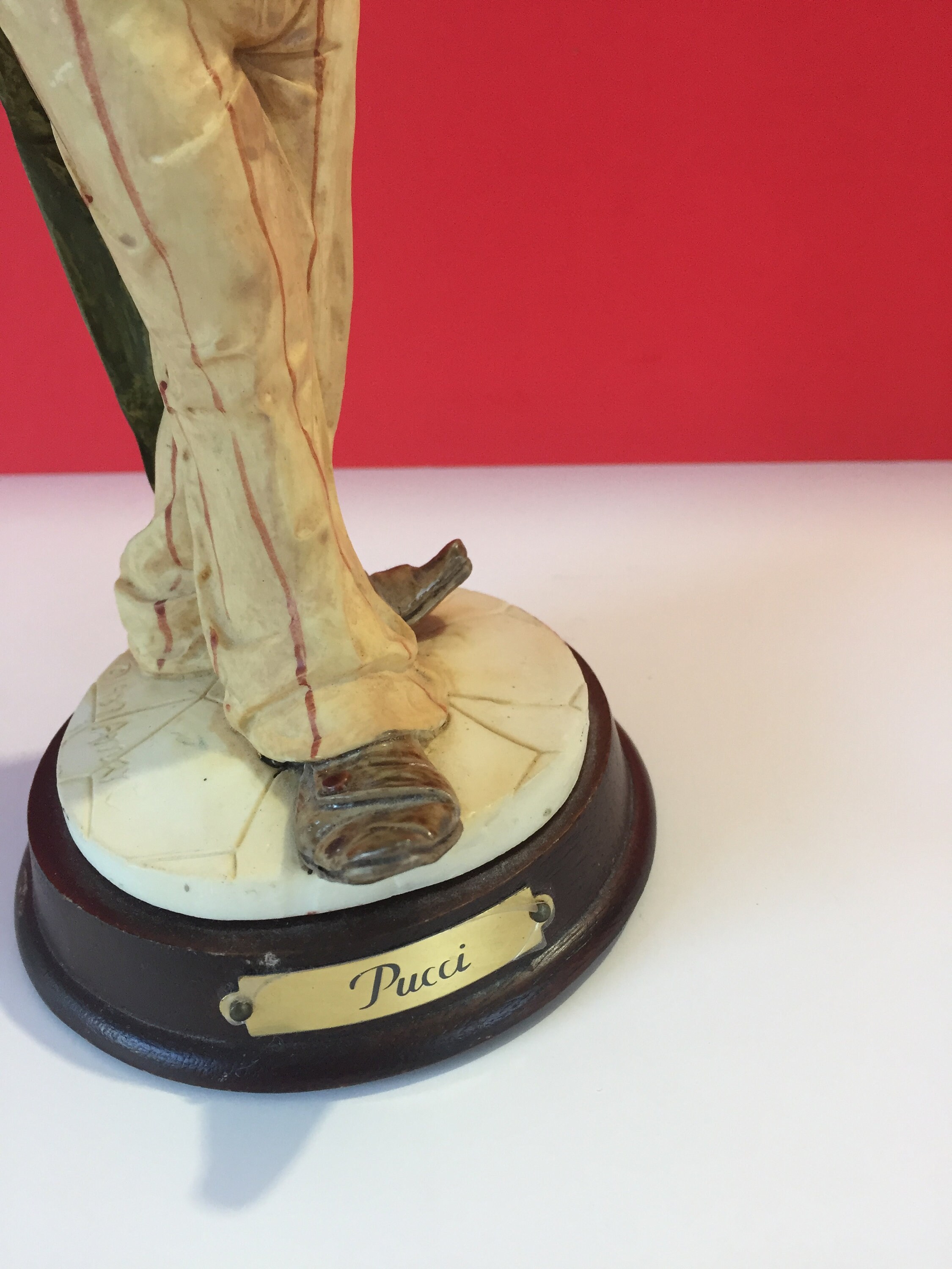 Vintage 80s Pucci 10" Clown/ Pucci Clown Statue/ 1988 Arnart / Artistic ...