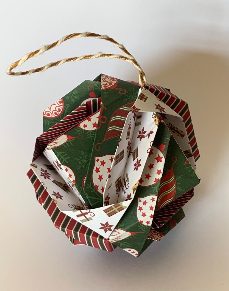 Origami Christmas Ornament/christmas Ornament/christmas Gift/ornament ...