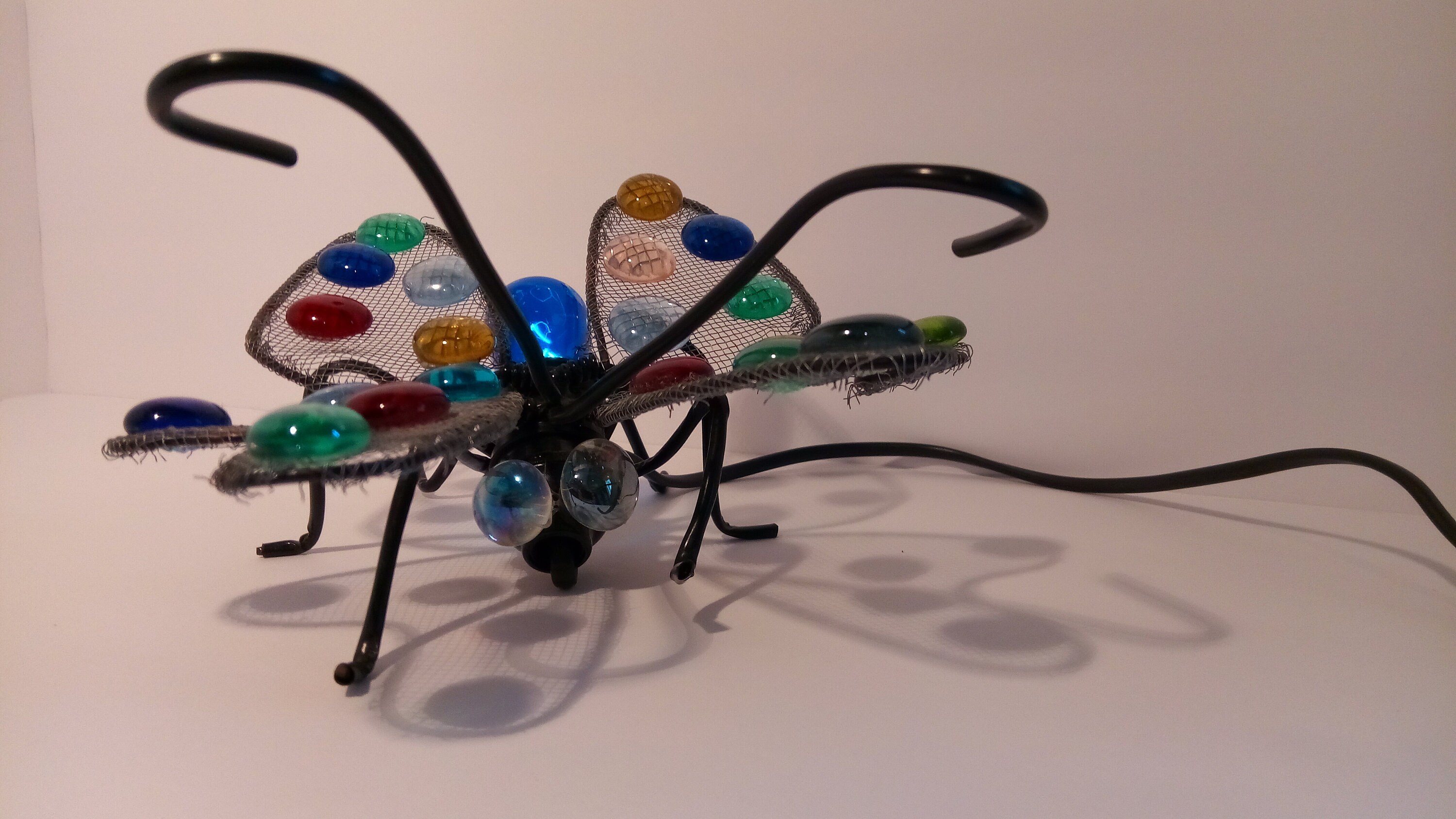 Bug lamp Mid Century modern Lamp Insect Bug lamp Wall fixture | Etsy