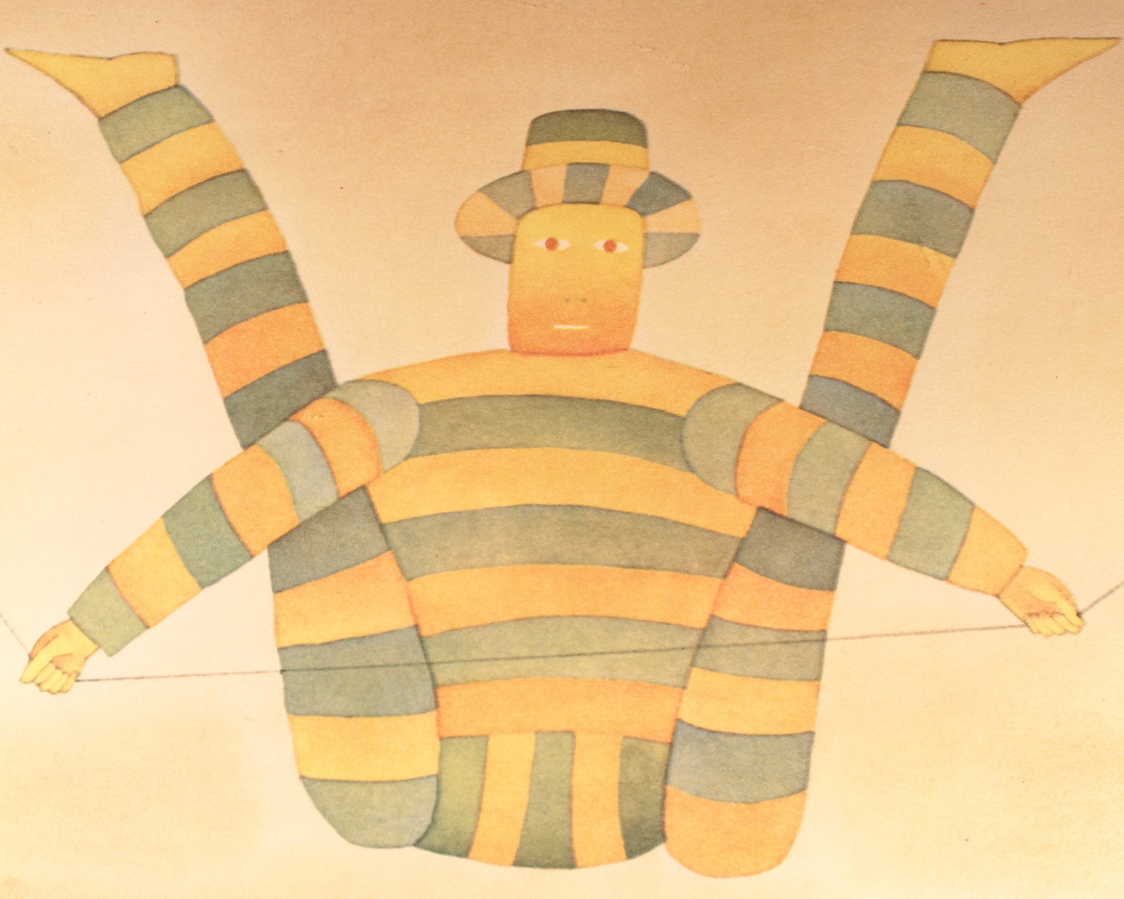 Jean Michel Folon Lithograph Handmade 1975 Palais Des Beaux Arts ...