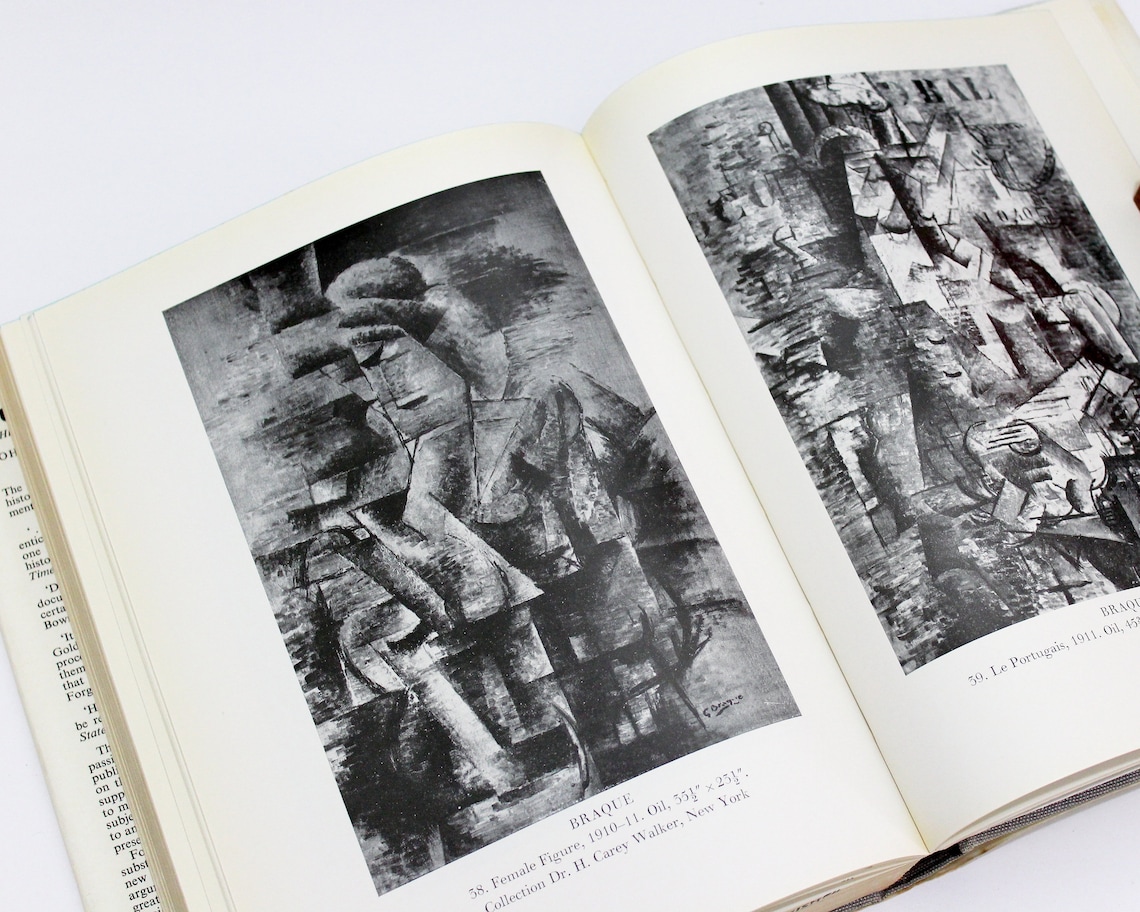 Cubism artist reference book text photographs illustrations vintage ...