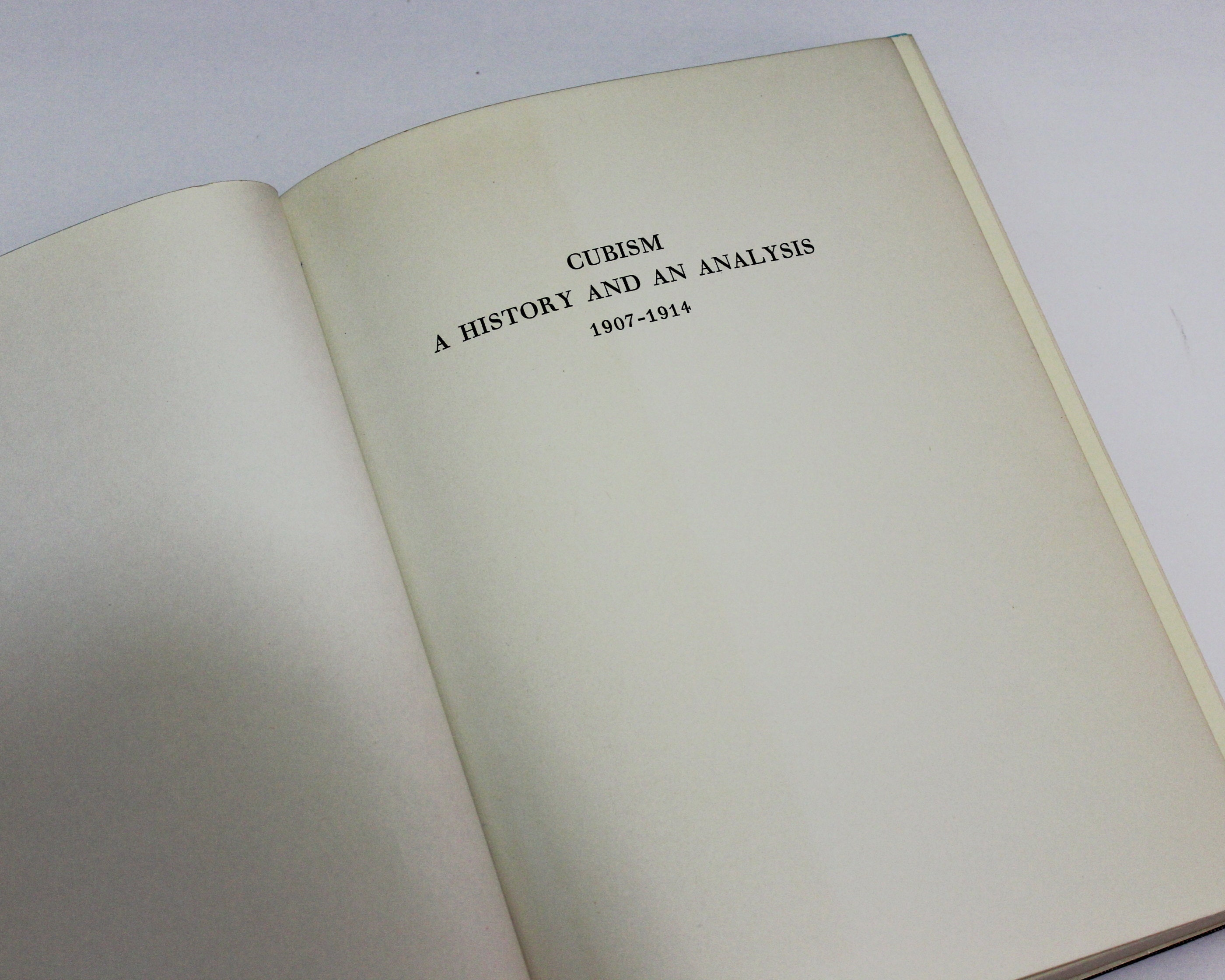Cubism artist reference book text photographs illustrations vintage ...
