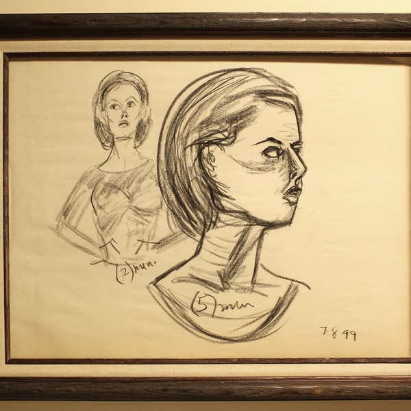 Female Torso Drawing - Etsy