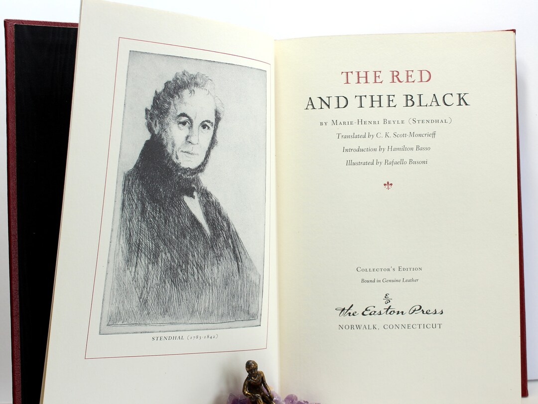 The Red and the Black Book Marie Henry Beyle Stendhal Easton Press ...