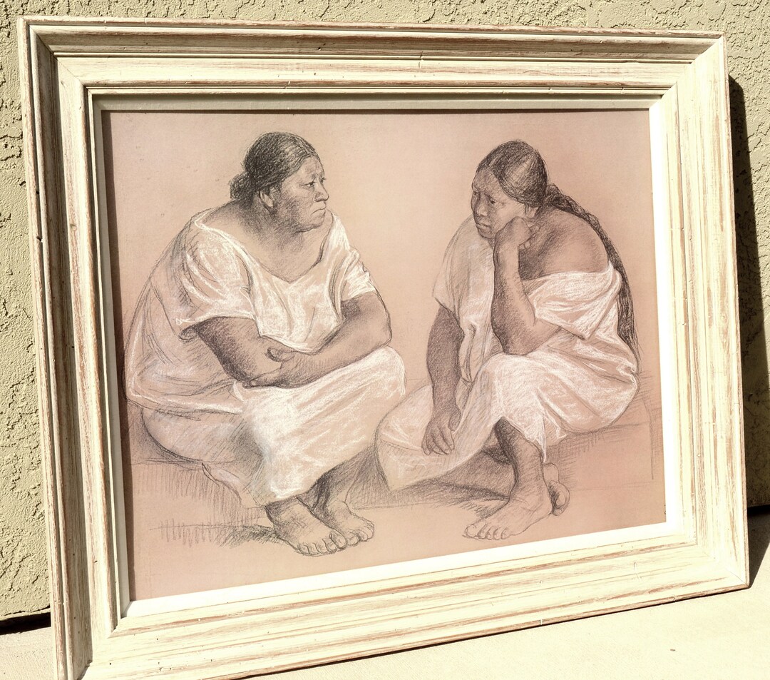 Francisco Zuniga Native American Indian Woman Females Lithograph ...