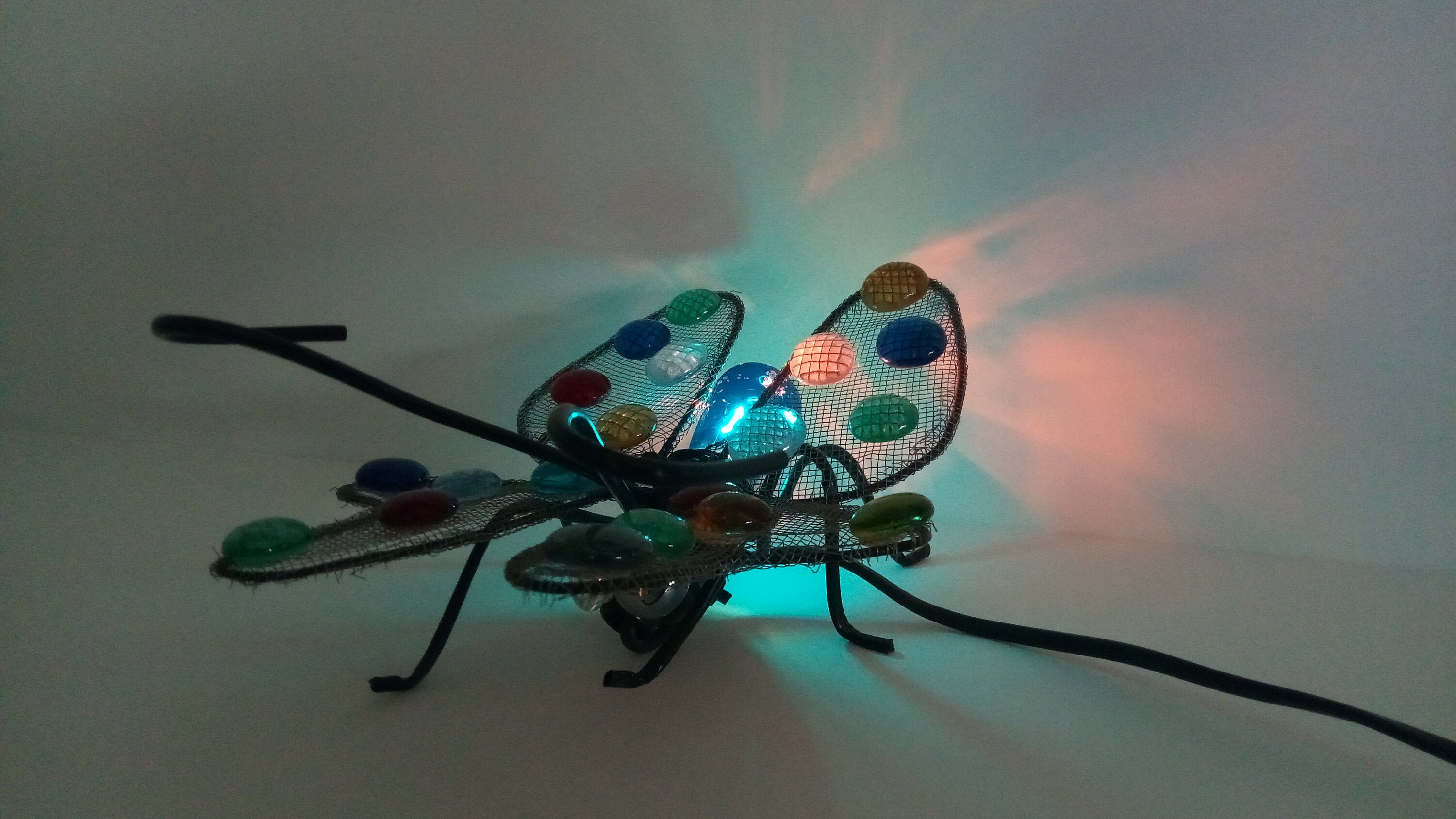 Bug lamp Mid Century modern Lamp Insect Bug lamp Wall fixture | Etsy