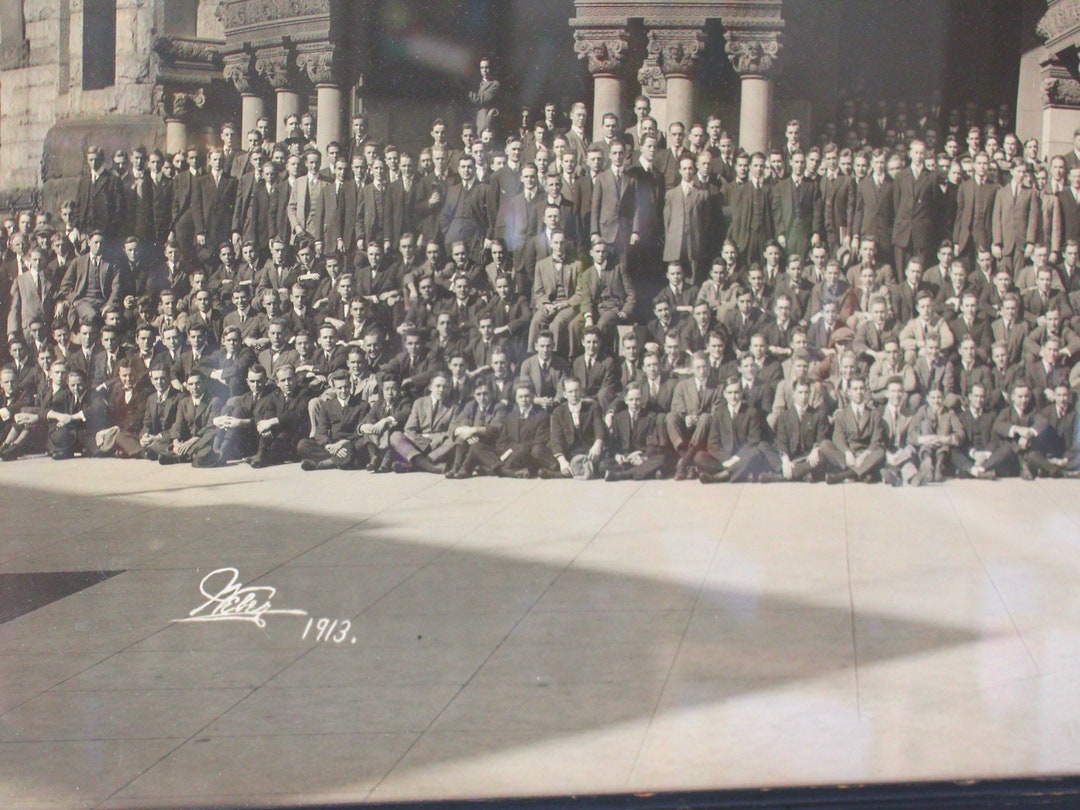 Old Yale Photo Students Teachers Staff Group Photo 1913 University ...