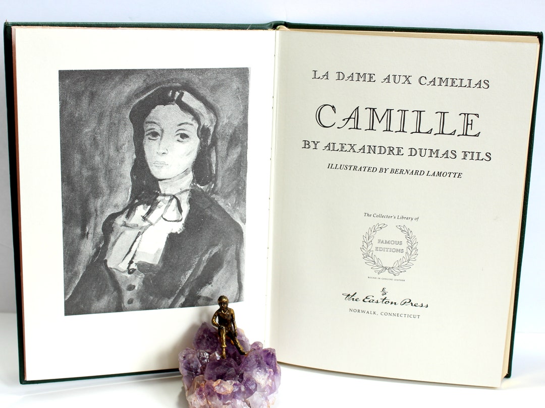 Camille Book La Dame Aux Camille Alexander Dumas Fils Easton Press ...