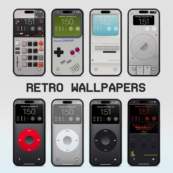 iPhone Wallpaper Retro - Etsy