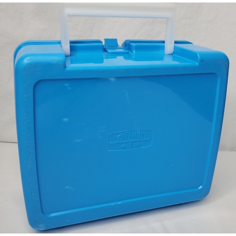 Vintage Walt Disneys Dumbo Lunch Box With Thermos 80s 90s Blue Plastic ...
