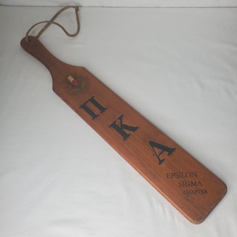 Vintage 60's Pi Kappa Alpha Wooden Fraternity Pledge - Etsy