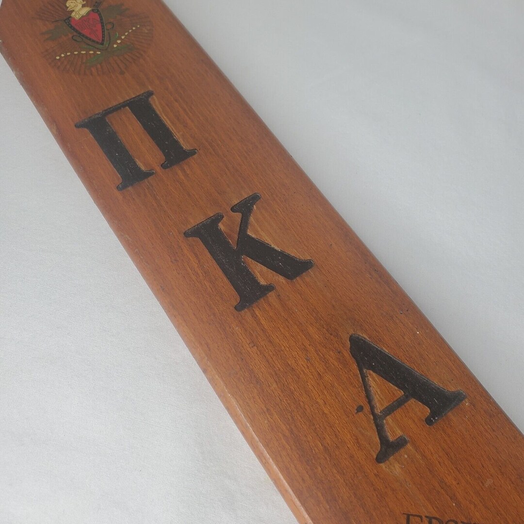 Vintage 60's Pi Kappa Alpha Wooden Fraternity Pledge - Etsy