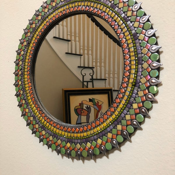 Mosaic Mirror - Etsy